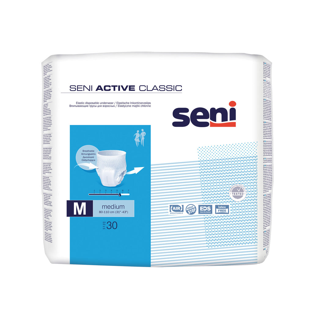 SENI| מארז תחתוני ספיגה אקטיב קלאסיק M – Limore