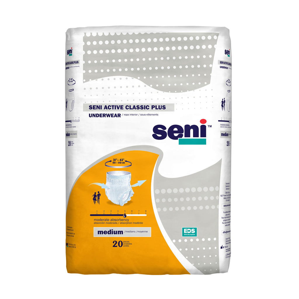 SENI| מארז תחתוני ספיגה אקטיב קלאסיק פלוס M – Limore